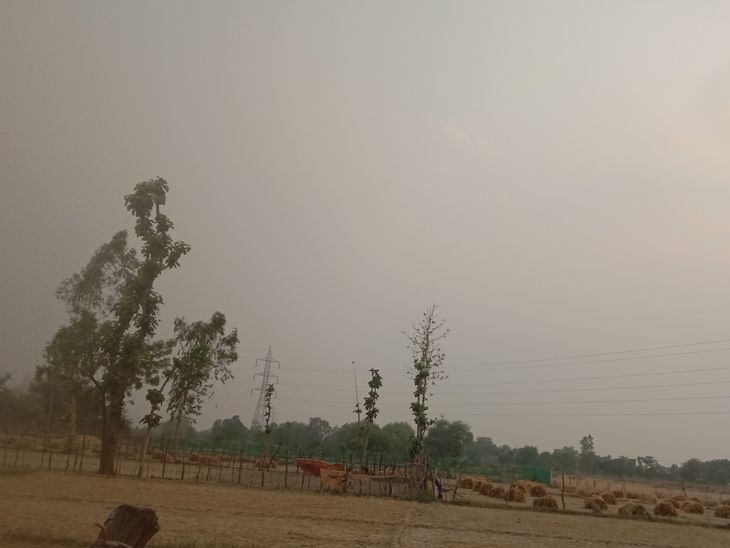 Change in weather in Gosaiganj, fog and drizzle | गोसाईगंज में मौसम का ...