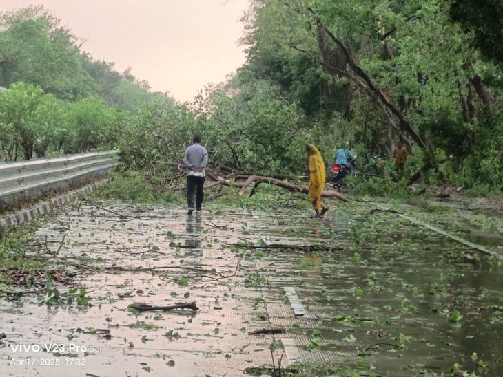 Unseasonal rain and hailstorm in Ayodhya | अयोध्या में बेमौसम बारिश और ...