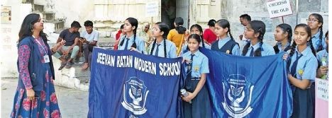 Jeevan Ratan Modern School did a heritage walk | जीवन रतन मॉडर्न स्कूल ...
