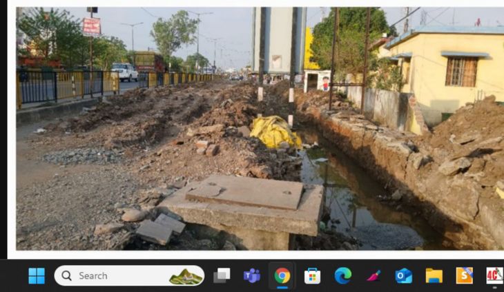 Drain worth 2.75 crores has become a problem, people are facing ...
