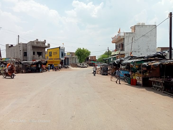 There is no water and no shade at the temporary bus stand of the town ...