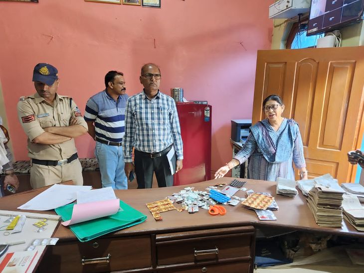 Health department team raids Malthon in Bina | बीना के मालथौन में ...