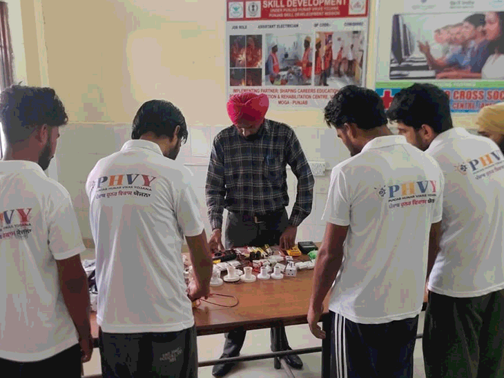 Moga administration electrician training for drug renouncers update