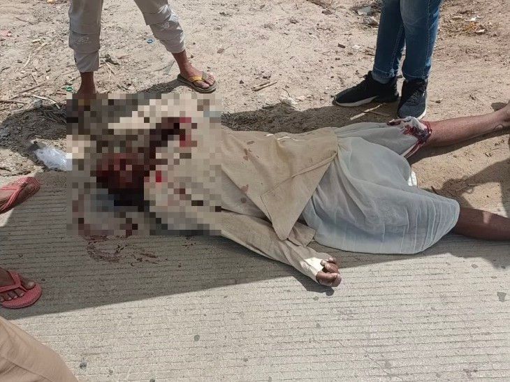 Road accident at Mawai crossroad