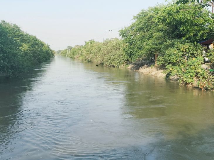 Water was released in the Sharda Canal of Sohawal
