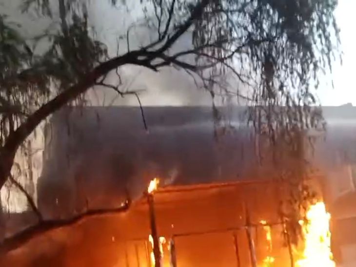 Fire broke out in DRM office after CBI raid