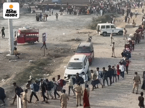 Surat Railway Station Photos; UP Bihar Crowd Management | Western Railway