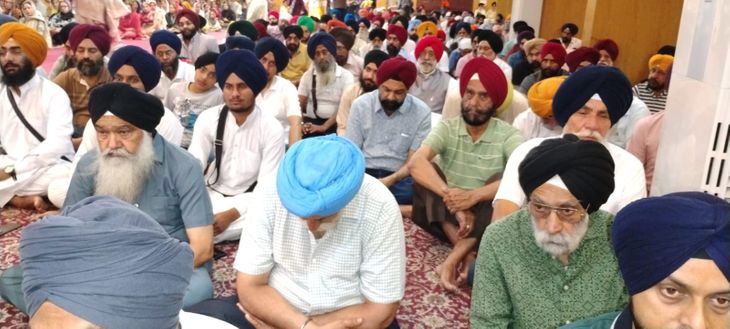 In the Kirtan Samagam, the congregation was connected to Waheguru ...