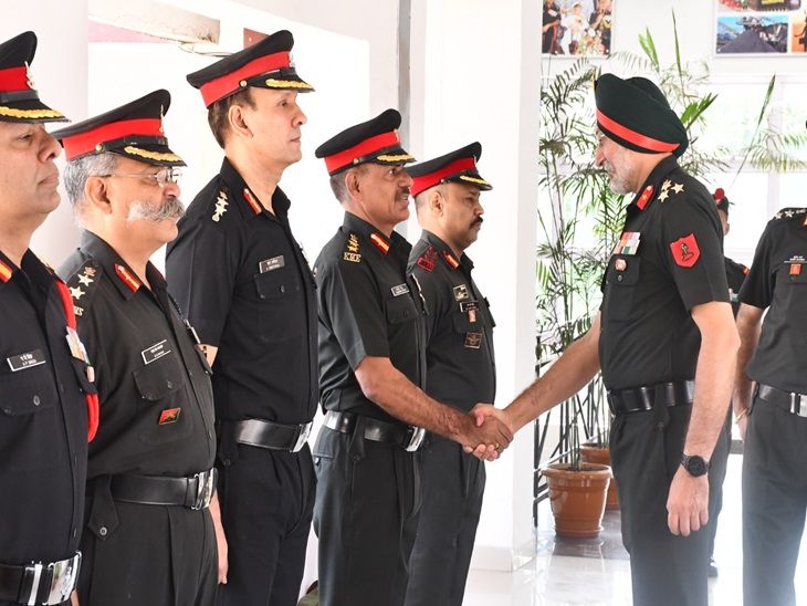 Raipur Chhattisgarh Army Commander COSA CG Odisha Army Sub Area Brig ...