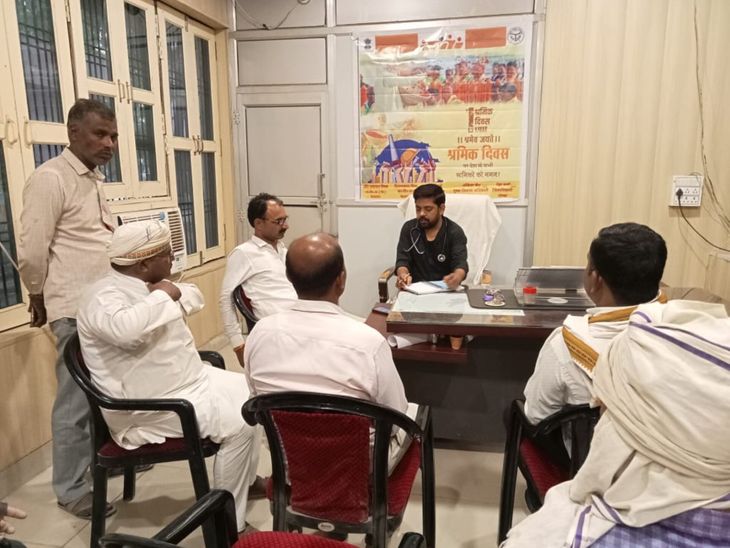 Health camp on Labor Day in Belsar | बेलसर में श्रमिक दिवस पर स्वास्थ्य ...