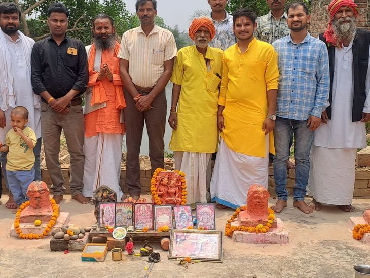 The temple of Mahapurush Baba in Kolwa of Rudauli