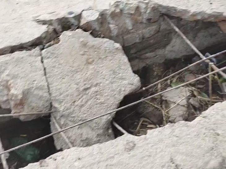 The risk of accidents increased due to broken culvert in Rudauli ...
