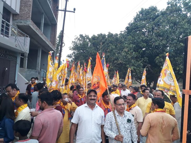 Nishan Yatra of Khatu Shyam in Bijnor | बिजनौर में खाटू श्याम की निशान ...