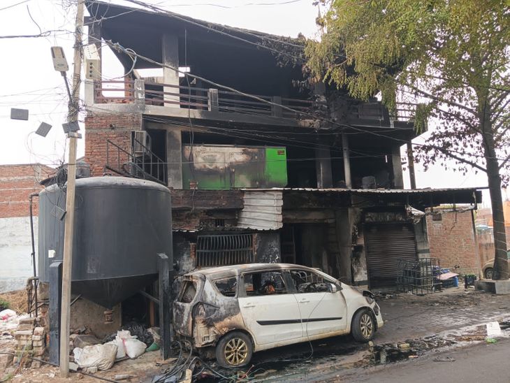 Case of owner and worker being burnt alive in a food factory | फूड ...