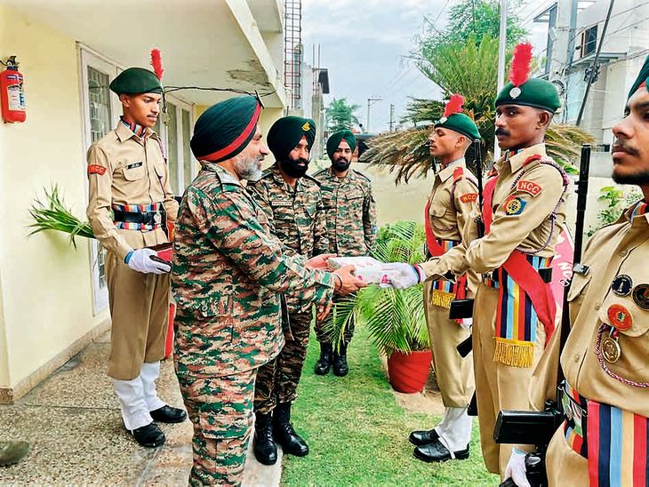 Brigadier Cheema inspects 3 Punjab NCC Battalion