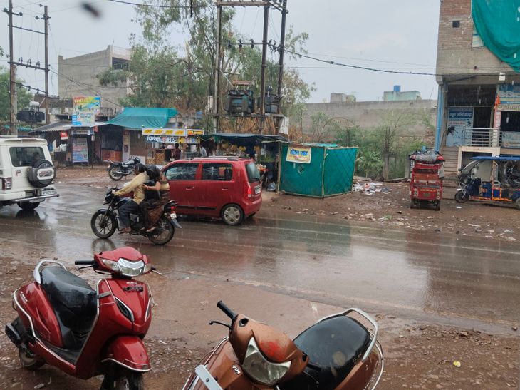 Relief from heat due to rain in Sabalgarh | सबलगढ़ में बारिश से मिली ...