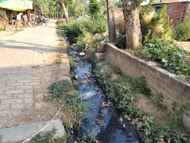 Development work stopped in Rudauli's Manapur ward | रुदौली के मानापुर ...