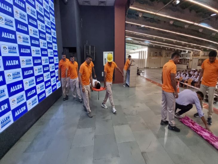 Rajasthan Kota SDRF Coaching Staff Student Welfare Society Training Air Style Strike Rescue Tips ...