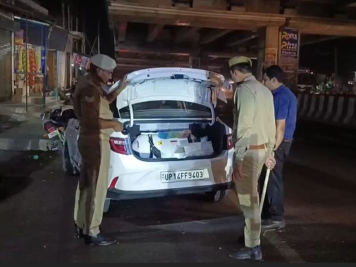 Special checking at border checkpoints in Baghpat | बागपत में बॉर्डर ...