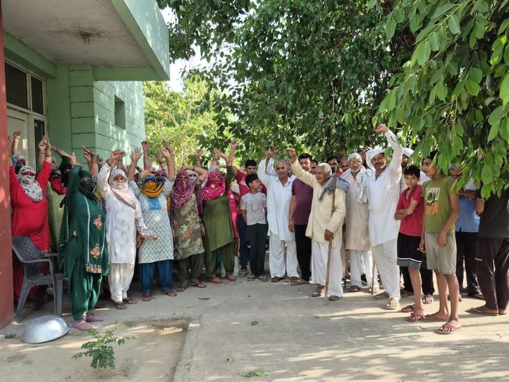 Hisar-narnaund-budana-villagers-protest-against-power-outage-lock ...