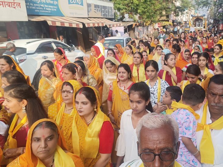 Procession taken out on Tekchand Jayanti in Shujalpur | शुजालपुर में ...