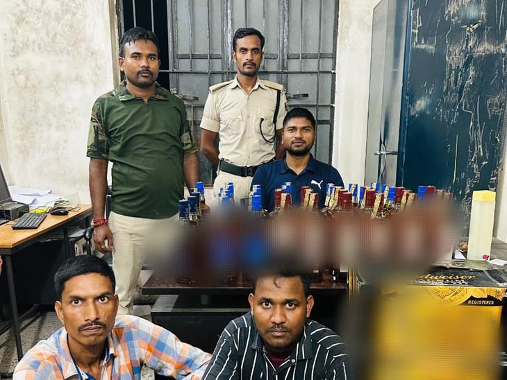 More than 92 liters of English liquor recovered in Kishanganj | किशनगंज ...