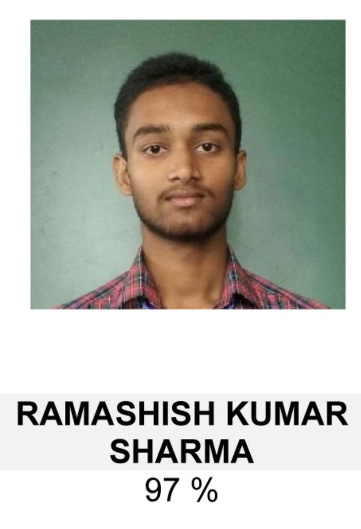 DAV's Ramashish became the school topper with 97% in CBSE 10th board ...