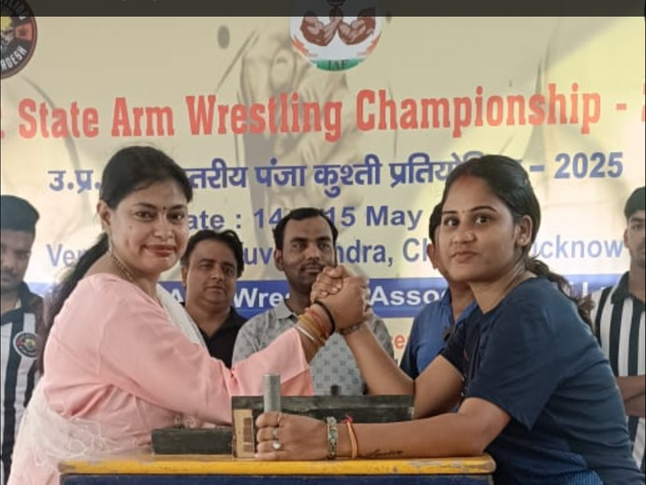 Two day state arm wrestling competition in Lucknow