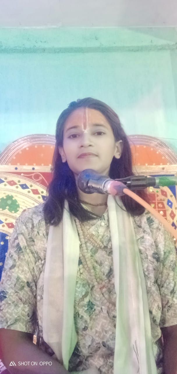 Srimad Bhagavatam Katha became the light of self-consciousness: Devpriya | श्रीमद्भागवत कथा बनी ...