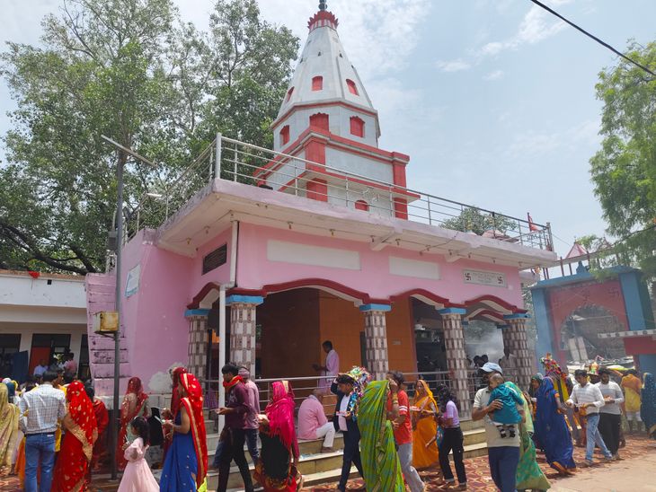 Devotees gathered in the temple on the second Tuesday of the month of ...