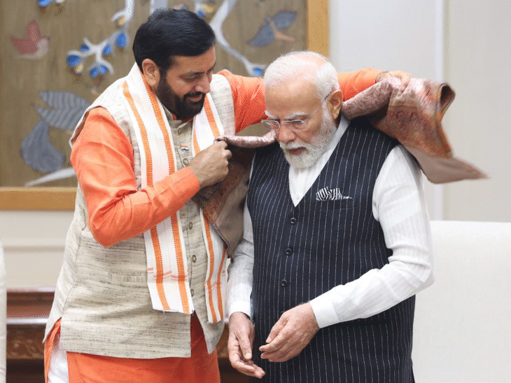 Haryana CM Naib Saini Prime Minister Narendra Modi meeting update