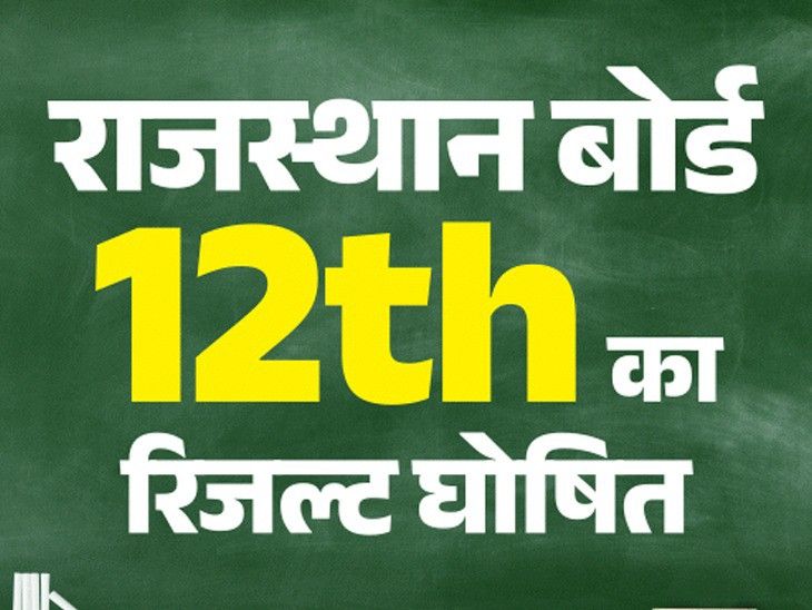Rajasthan 12th Board result declared
