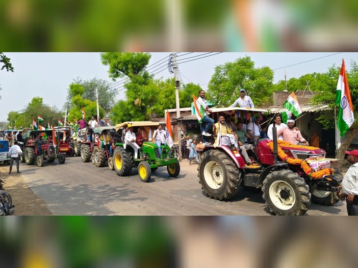 Yatra held in Agra in honour of the army