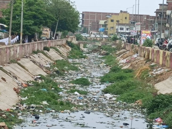Dildarnagar's canal became a drain | दिलदारनगर की नहर बनी नाला ...