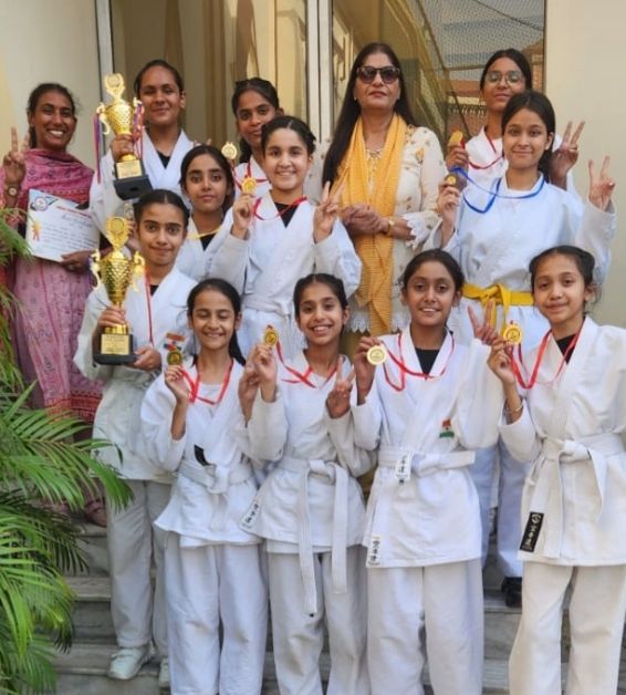 Green Land's clean sweep in Karate, captured the trophies of both ...