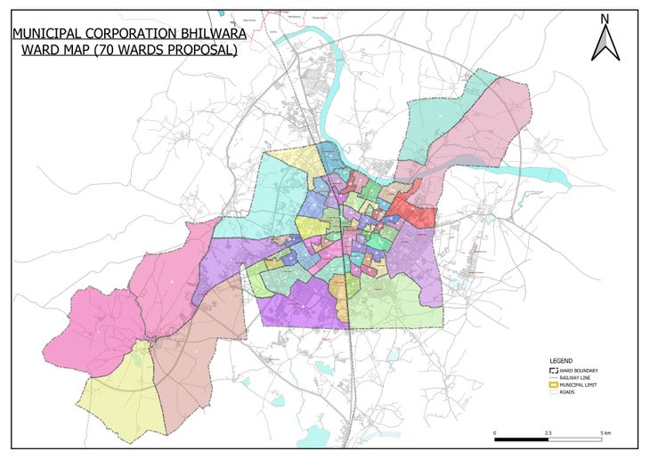 Division of wards before elections, started from ward one in Pur, ended ...