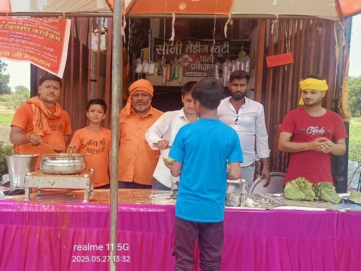 Sundarkand recitation and Bhandara in Kanjas village
