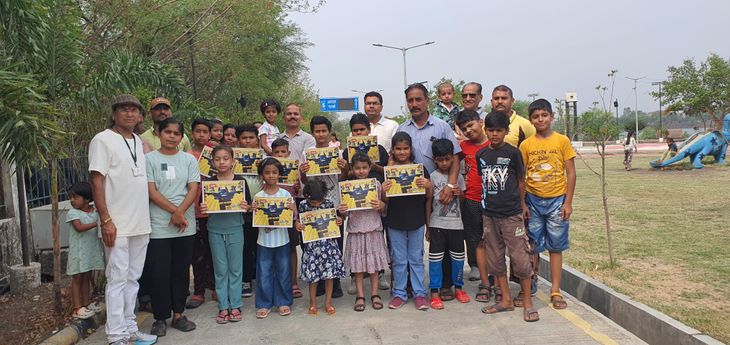 Sagar Rahgiri: 16 children awarded prizes in 10 sports and cultural ...