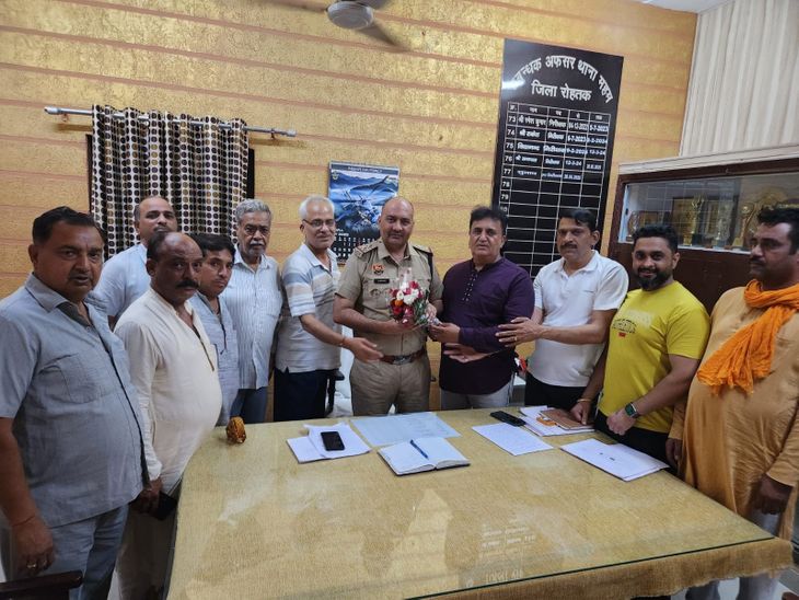 Rohtak Meham New SHO Subhash Traders Welcome Ceremony | Update News ...