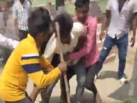 A young man came out on the street with a sword in his hand | हाथ में ...