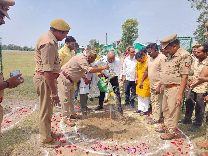 Thousands of trees were planted in Nighasan on World Environment Day ...