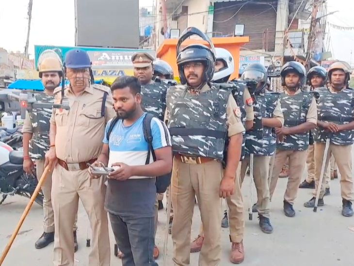 Security tightened before Bakrid in Nautanwa | नौतनवा में बकरीद से पहले ...