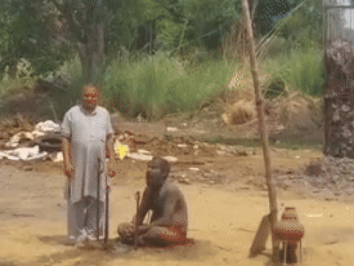 Rohtak Shravan nath burnt 15 feet high fire Tapasya Guru gorakhnath Haryana