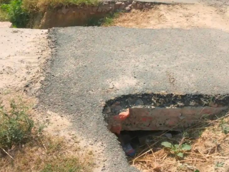 Broken culvert in Labudwa poses danger