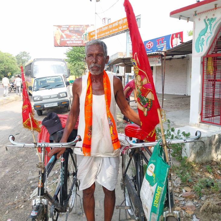 To spread the message of fitness and environment, 70-year-old Shankar ...
