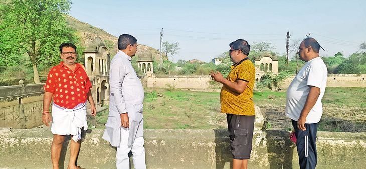 Prabhat Ferry was taken out in Jhunjhunu to spread awareness about water conservation | जल ...