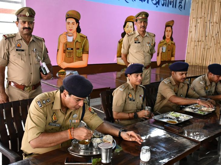 SSP's inspection in Muzaffarnagar Police Line