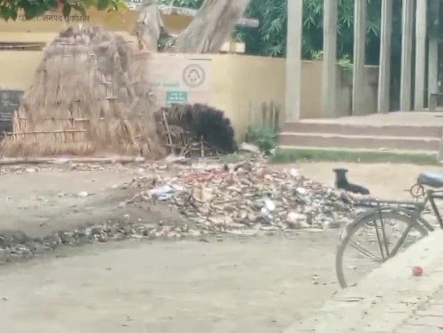 Cleanliness system deteriorated in Jungle Lala Chhapra market