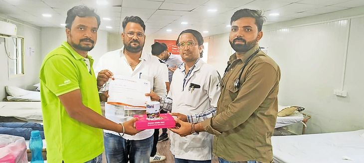 Blood donation camp on Adani Group chairman Adani's birthday | अदाणी ...