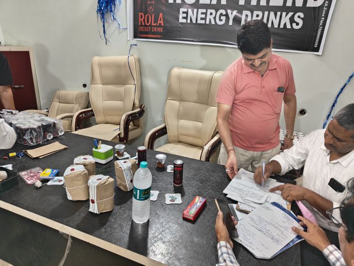 Raid on Rola energy drink in Meerut